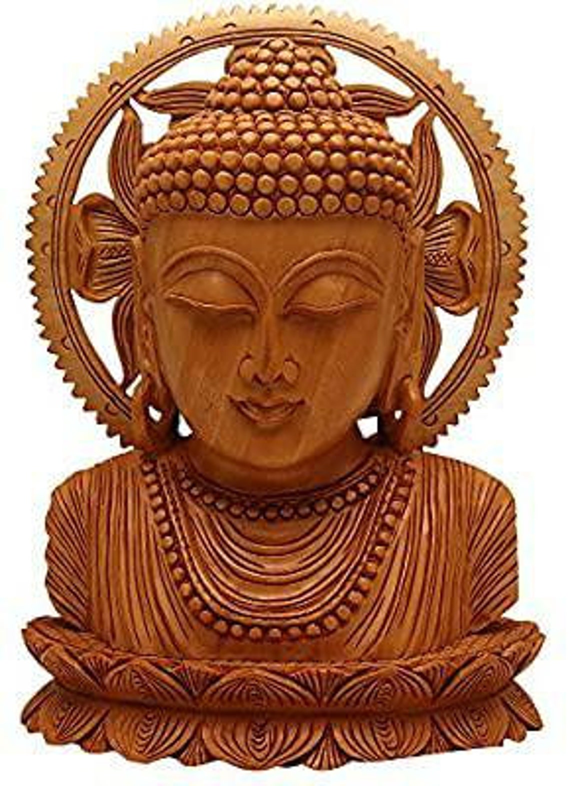 Lord Buddha Head Bust Handmade Indian Art Figurine Siddarth | Etsy