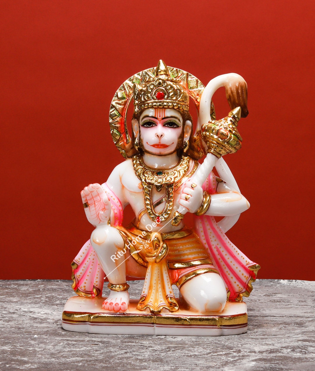 Hanuman God Statue, Rambhakta Hanuman Idol, God of Power, Bajrang Bali ...