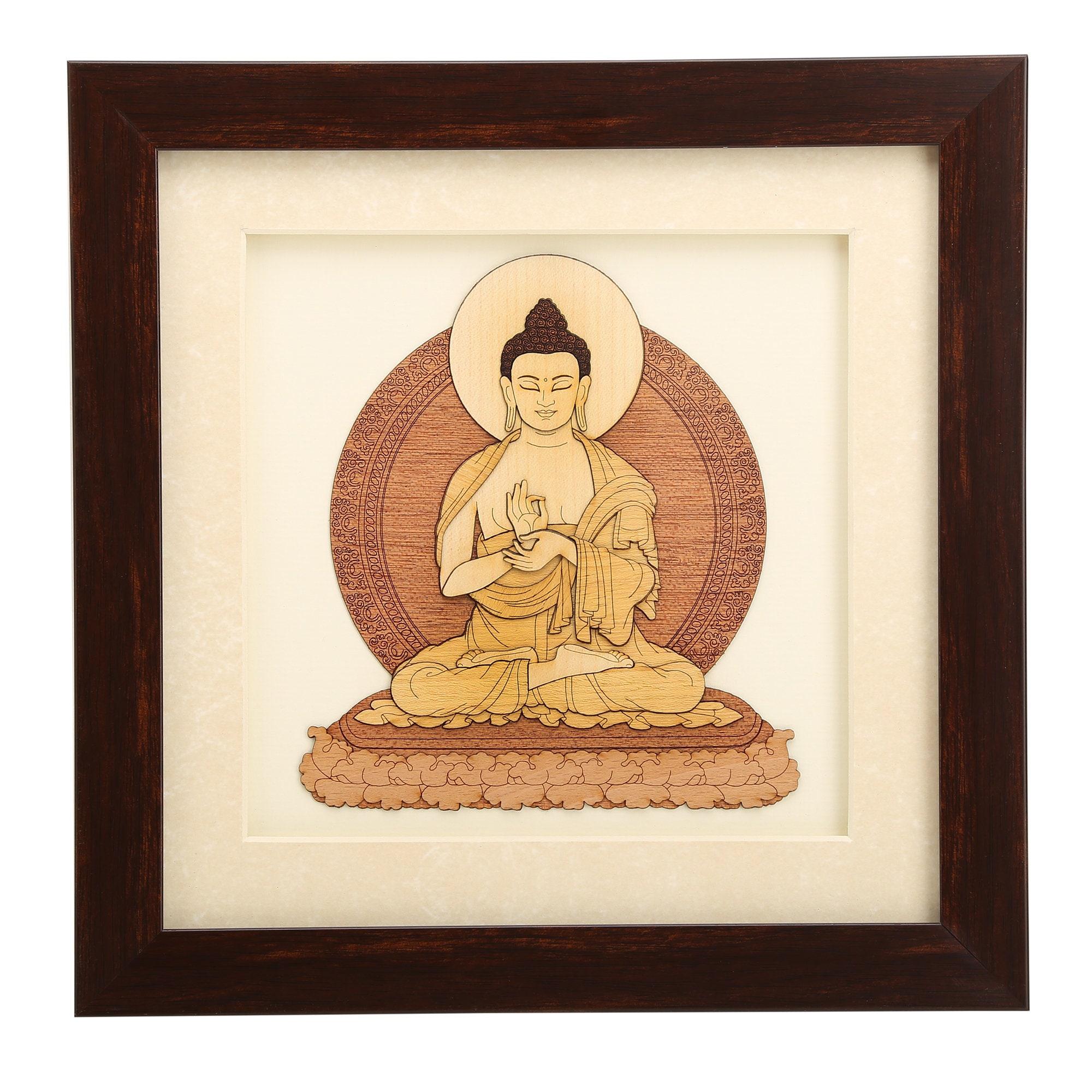 Lord Buddha Art Sculpture 2D & 3D View Buddha Painting | Etsy