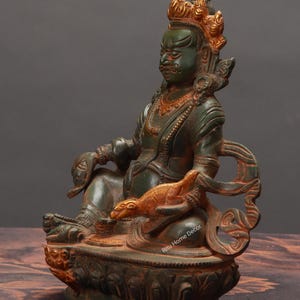 Lord Kuber Statue Kuvera Statue Lord of Wealth Money God Kuber Murti ...