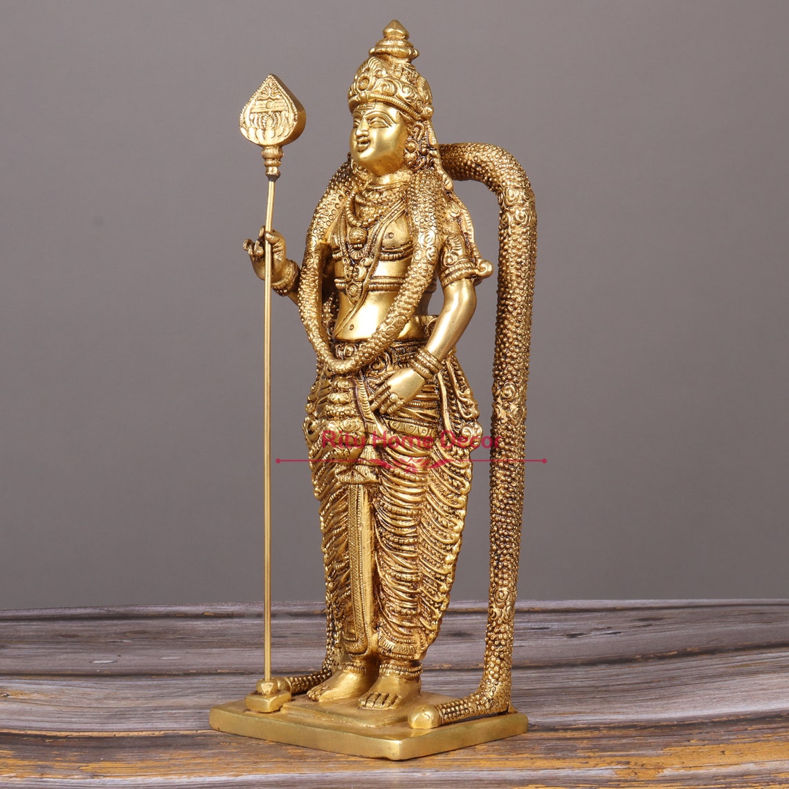 Brass Lord Kartikeya - Kumaraswamy Idol - Lord Murugan Karthikeya ...