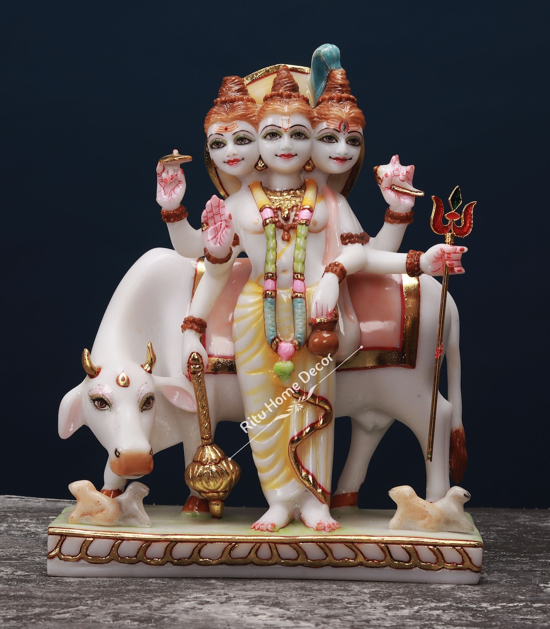 Lord Dattatreya 12 Statue Datta Idol Sage Figurine - Etsy