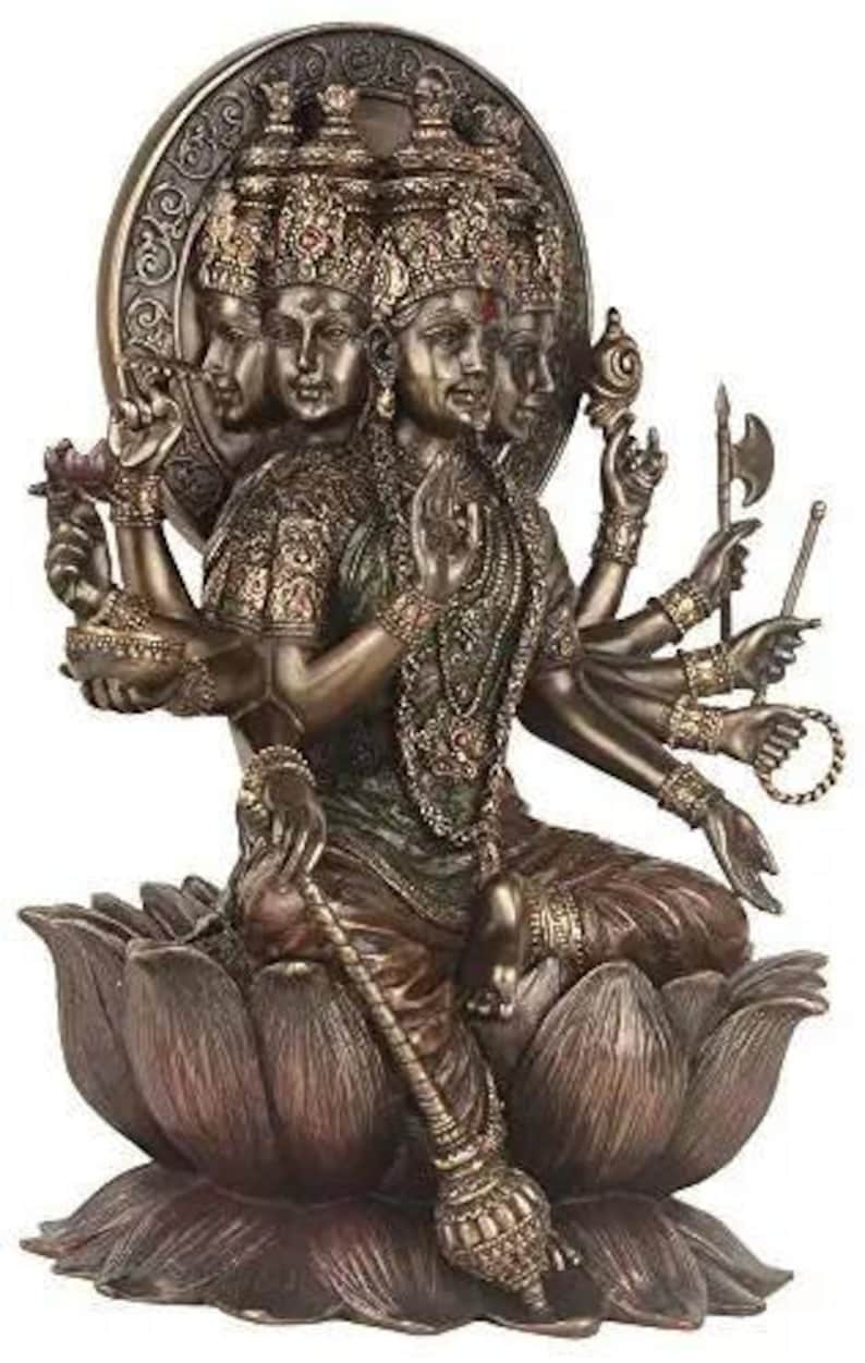 Maa Gayatri Statue Gayatri Goddess Idol Persona of Gayatri - Etsy