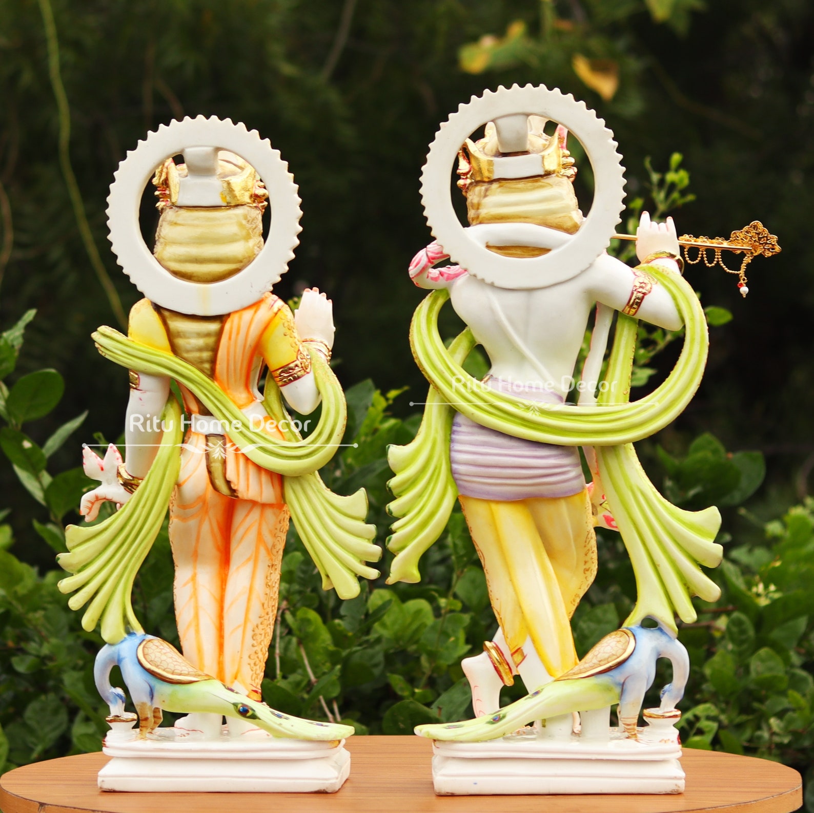 Radha Krishna Statue Radhika Madhav Deity Gopal Gopi - Etsy