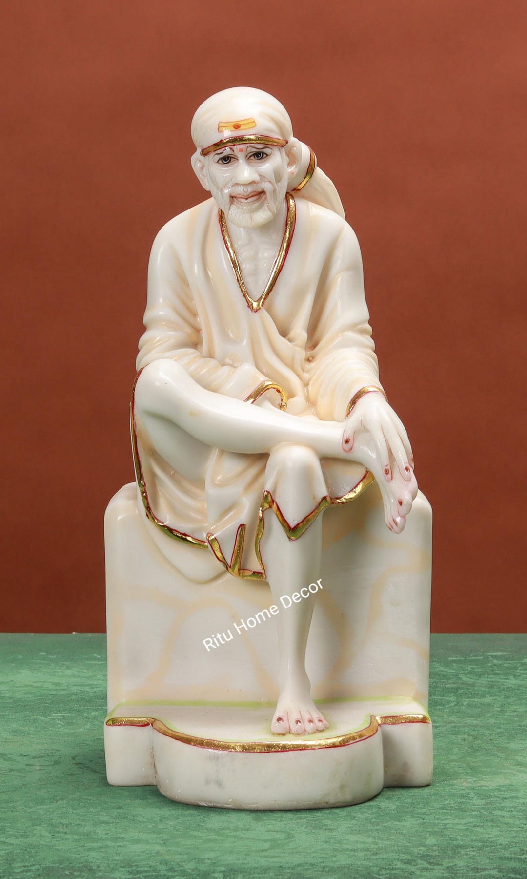 Sai Baba Statue - 12 Inch Shirdi Sai Baba - Sai Ram Shirdi - Marble ...