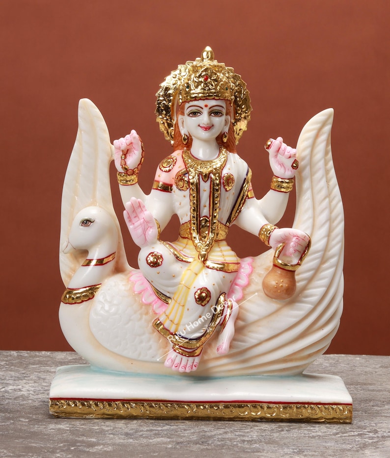 Goddess Brahmani Mata Idol - Brahmi Maa Statue - Hindu Mother Sapt ...