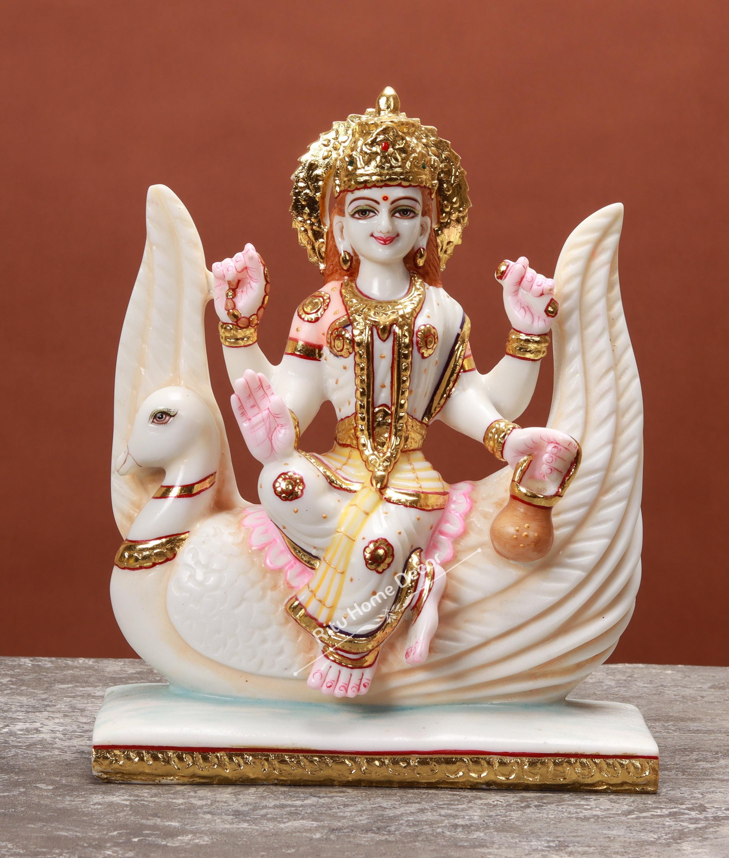Goddess Brahmani Mata Idol - Brahmi Maa Statue - Hindu Mother Sapt ...