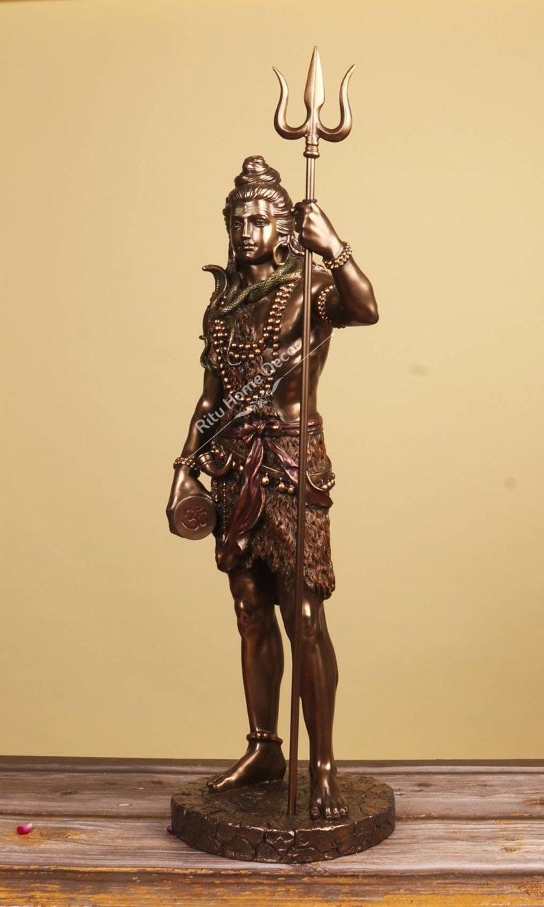 Lord Shiva Standing 26 Statue Mahadev Sclupture - Etsy