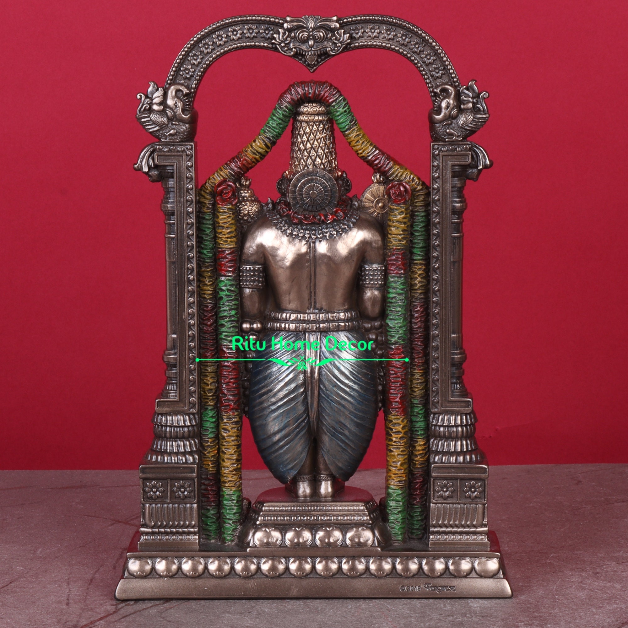 Tirupati Balaji Idol Lord Vishnu Form of Vishnu Venkata - Etsy