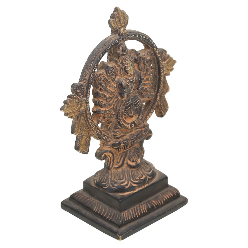 Brass Sudarshan Chakra Idol Lord Vishnu Weapon Statue - Etsy