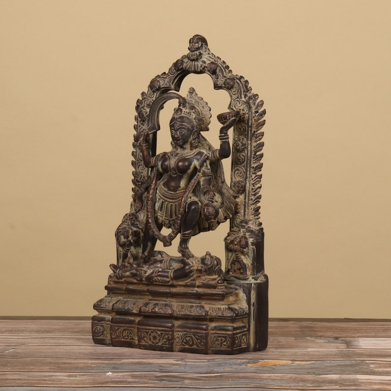 Maa Kali Brass Statue Maa Durga Deity Devi Jagdamba Statue - Etsy