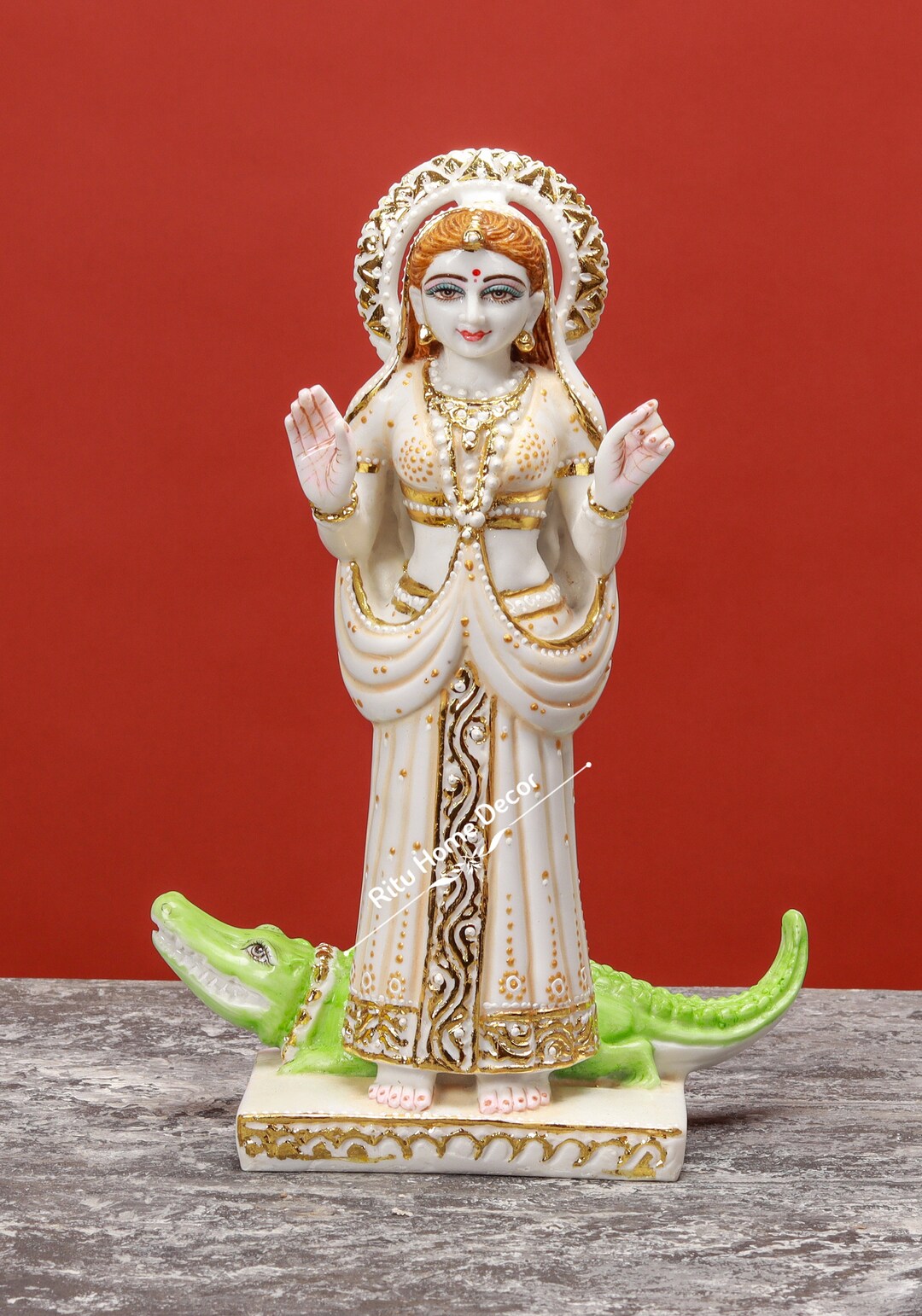 Maa Khodiyar Statue 12 Mata Khodiyar Idol Gujrati Folk Goddess Figurine ...