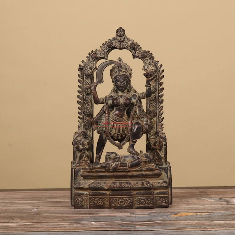 Maa Kali Brass Statue Maa Durga Deity Devi Jagdamba Statue - Etsy