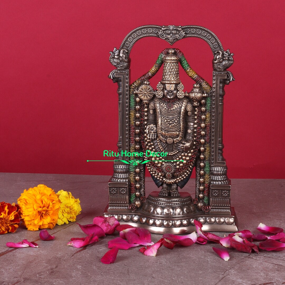 Tirupati Balaji Idol Lord Vishnu Form of Vishnu Venkata Statue ...