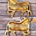 Brass Cow Wall Hanging Pair Brass Holy Cow Home Decor Showpiece for ...