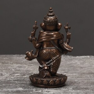 Lord Ganesha Standing Statue Ganpati Idol Elephant Head God Sclupture ...