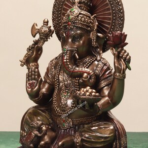 Lord Ganesh Statue - Ganpati in Sitting Pose Idol - Gajanan - Ganapathi ...