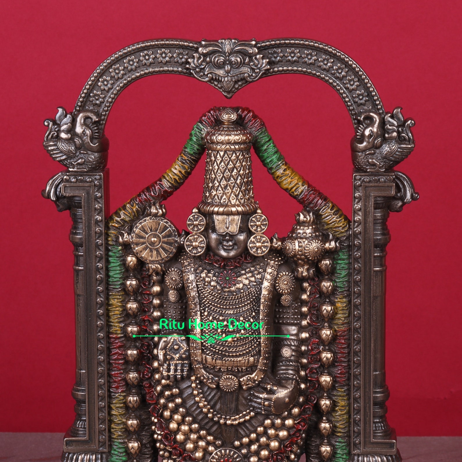Tirupati Balaji Idol Lord Vishnu Form of Vishnu Venkata - Etsy