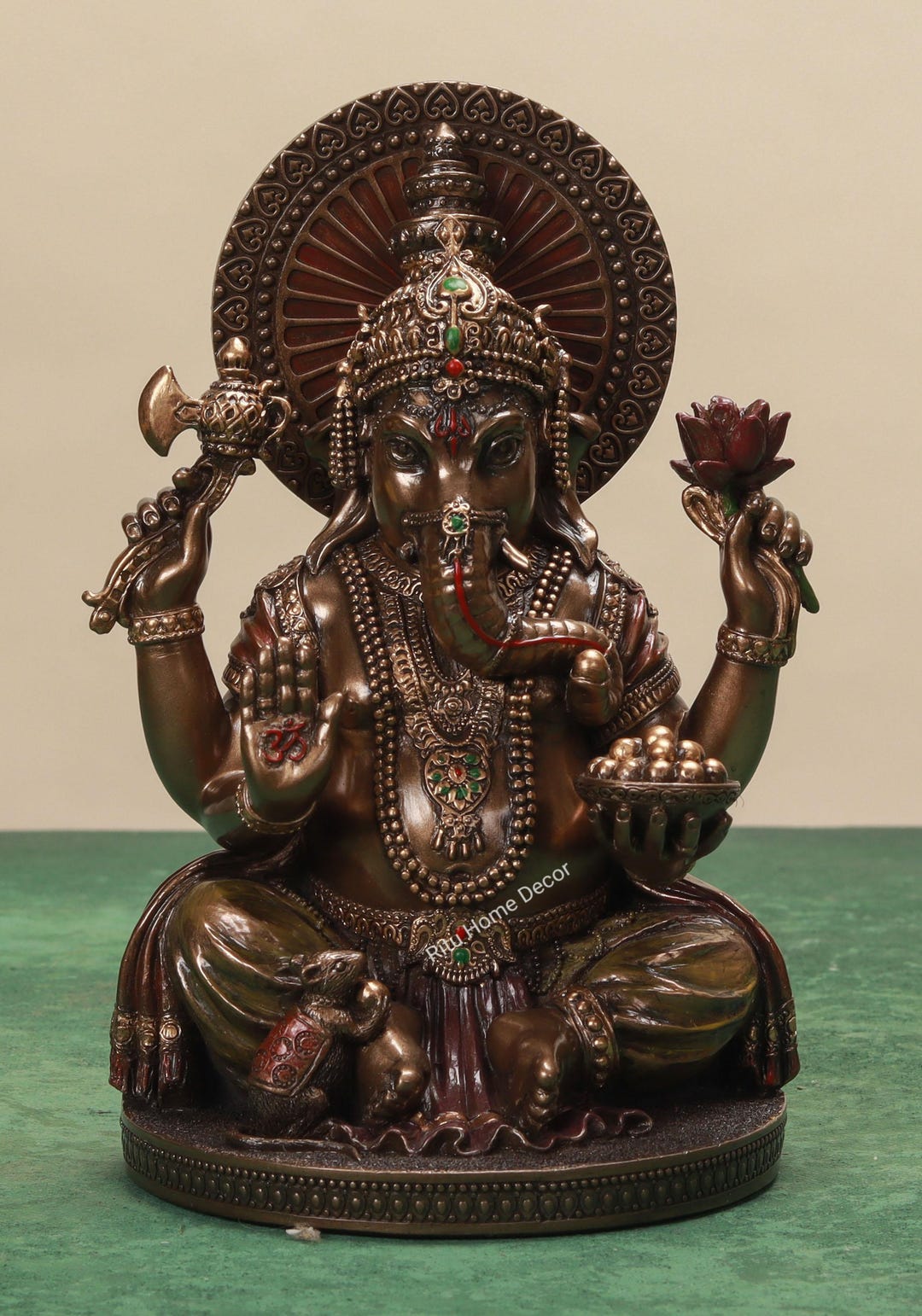 Lord Ganesh Statue Ganpati in Sitting Pose Idol Gajanan Ganapathi ...