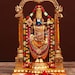 Tirupati Balaji Idol - Lord Vishnu - Form of Vishnu - Venkata Statue ...