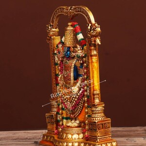 Tirupati Balaji Idol - Lord Vishnu - Form of Vishnu - Venkata Statue ...