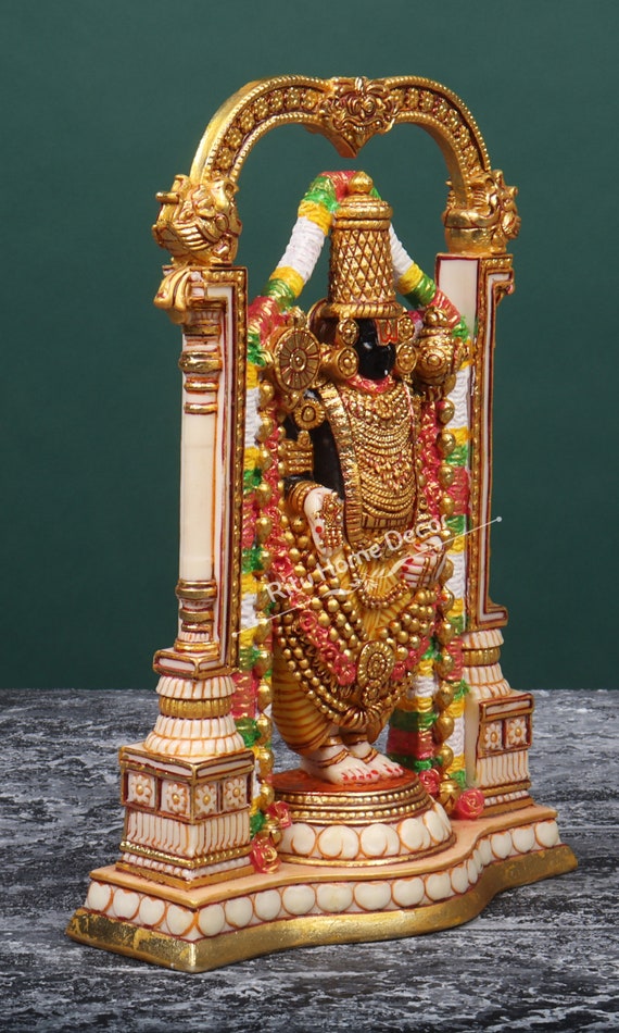 Tirupati Balaji Idol - Lord Vishnu - Form of Vishnu - Venkata Statue ...