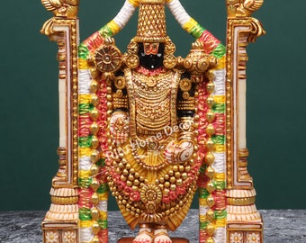Tirupati Balaji Idol Lord Vishnu Form of Vishnu Venkata Statue ...