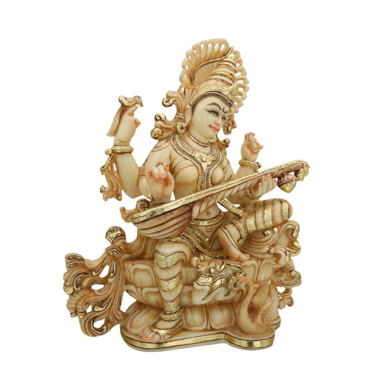 Goddess Saraswati Statue Maa Sharda Idol Ma Sarasvathi - Etsy