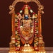 Tirupati Balaji Idol - Lord Vishnu - Form of Vishnu - Venkata Statue ...