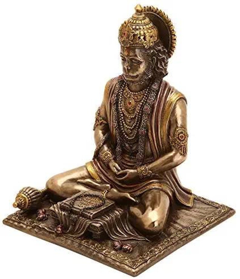 Meditating Lord Hanuman Statue Lord Rama Devotee Idol - Etsy