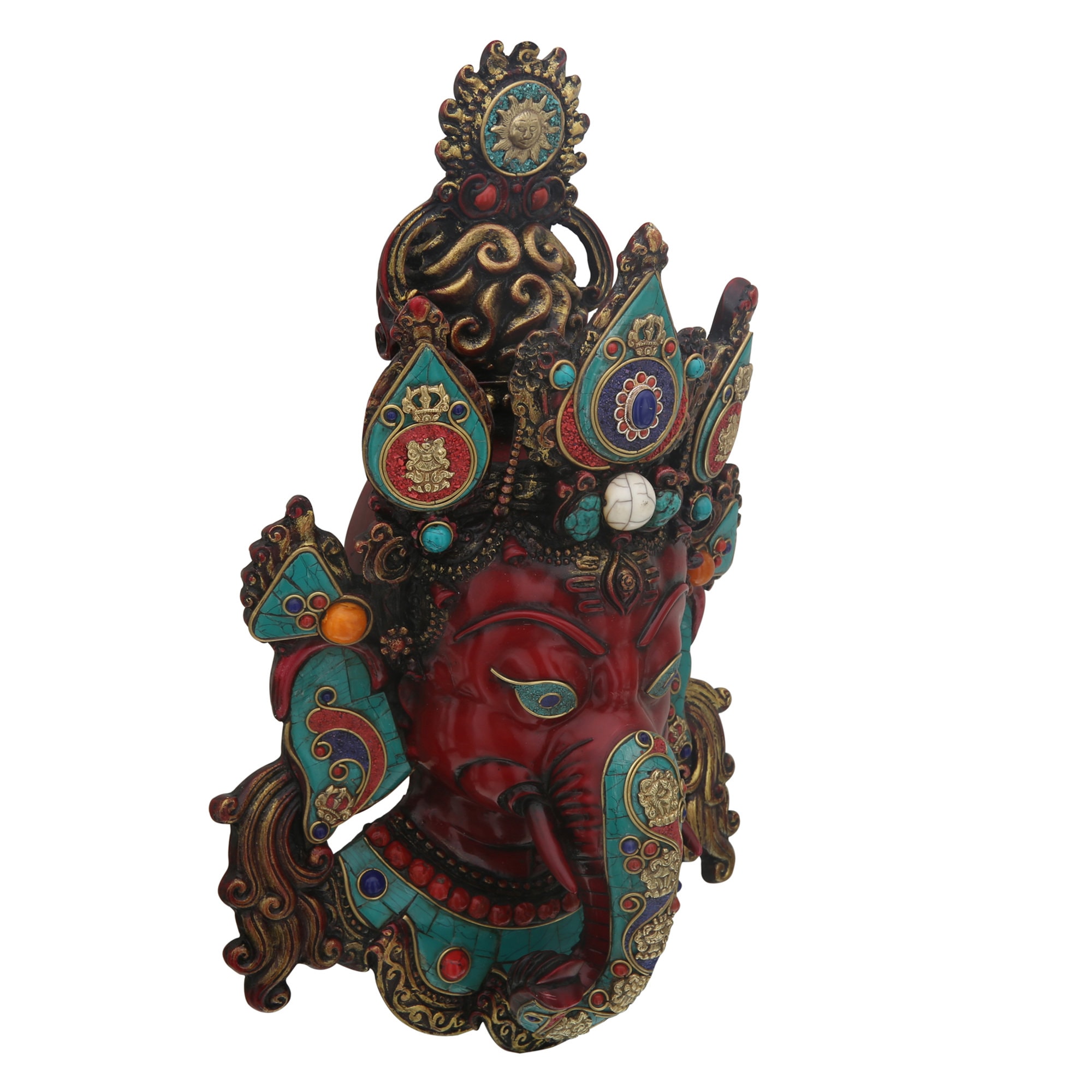 Lord Ganesh Head Mask Multicolor God Ganpati Bhagwan - Etsy