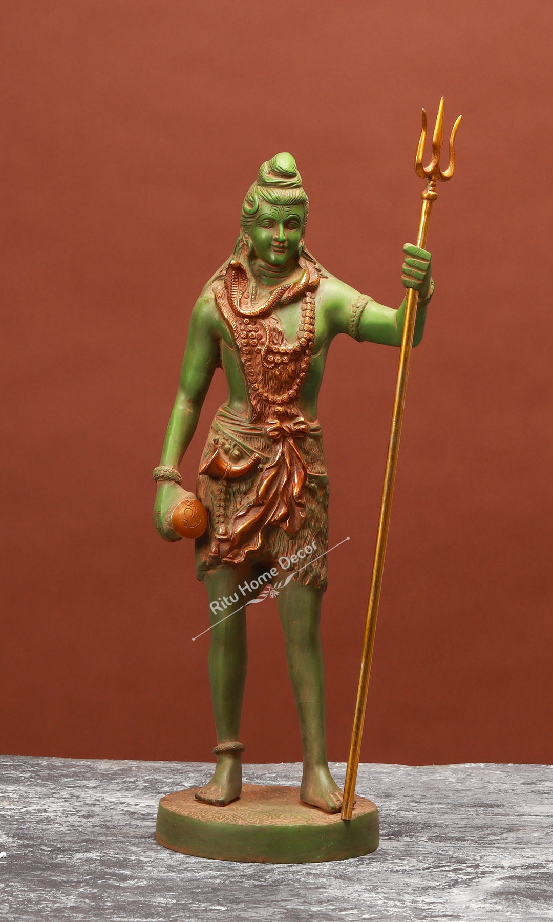 Lord Shiva Statue - 20"inch Tall Standing Shiv Idol - Siva - Mahadev ...