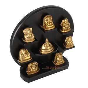 Ashtavinayaka Brass Statue, Eight Ganesh Idol, Elephant Head God ...