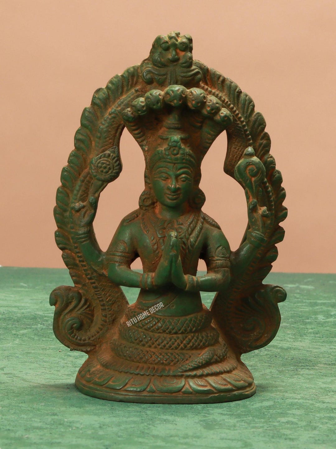 Brass Lord Patanjali Statue - 5.6" Patanjali Large Sculpture - Yoga ...