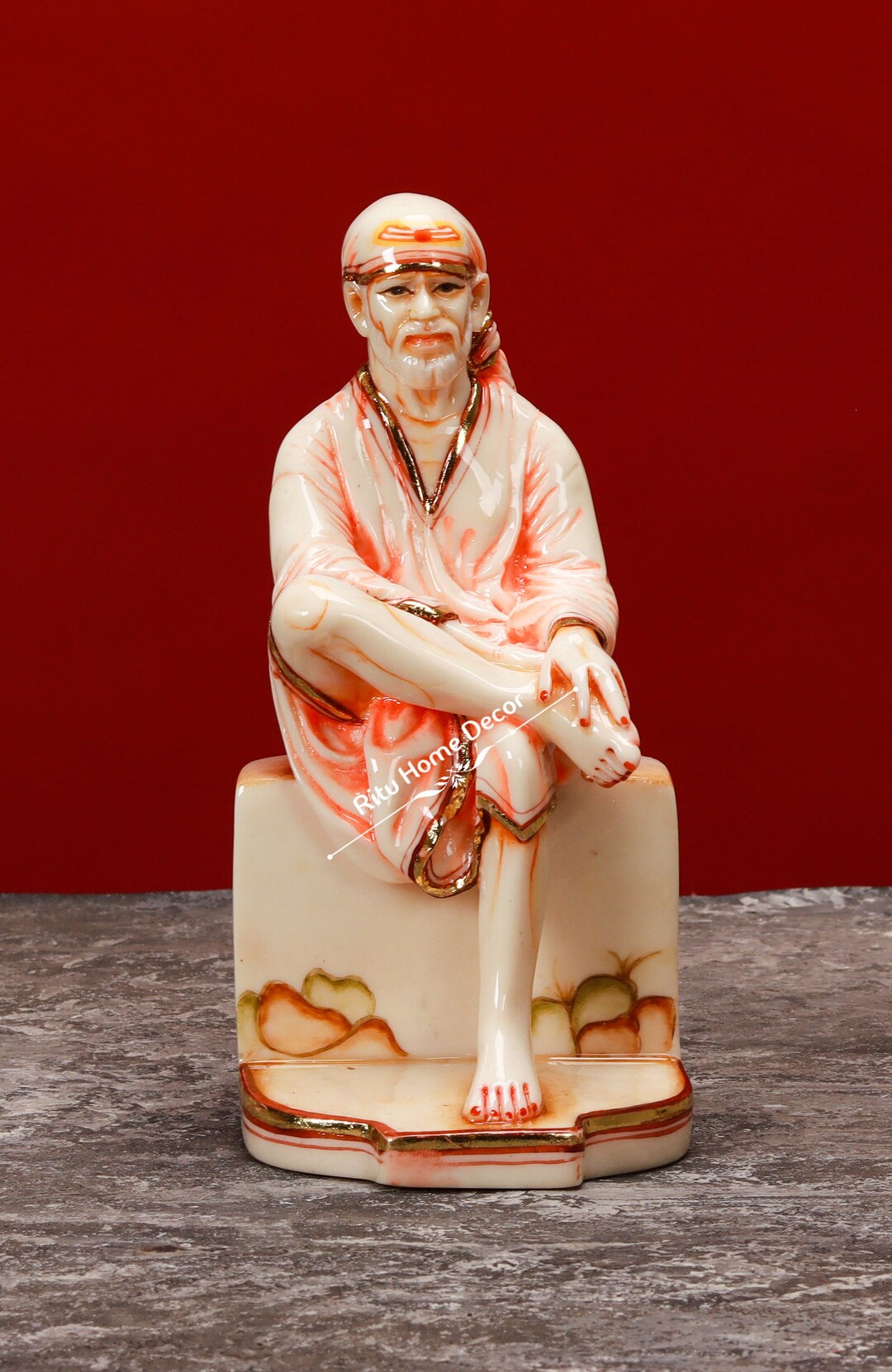 Sai Baba Statue - 8 Inch Shirdi Sai Baba - Sai Ram Shirdi - Sainath ...
