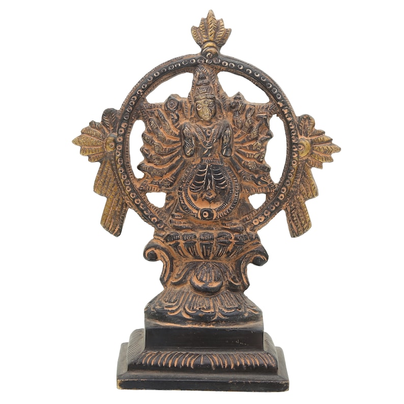 Brass Sudarshan Chakra Idol Lord Vishnu Weapon Statue - Etsy