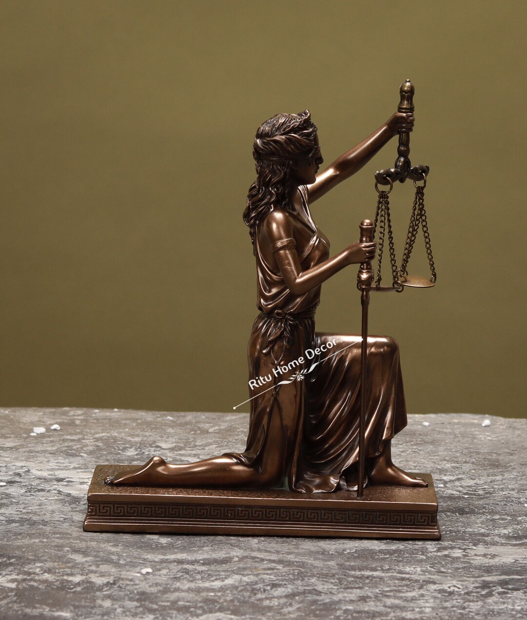 Polyresinlady Justice Statue - the Goddess of Justice and Law, Virtues ...