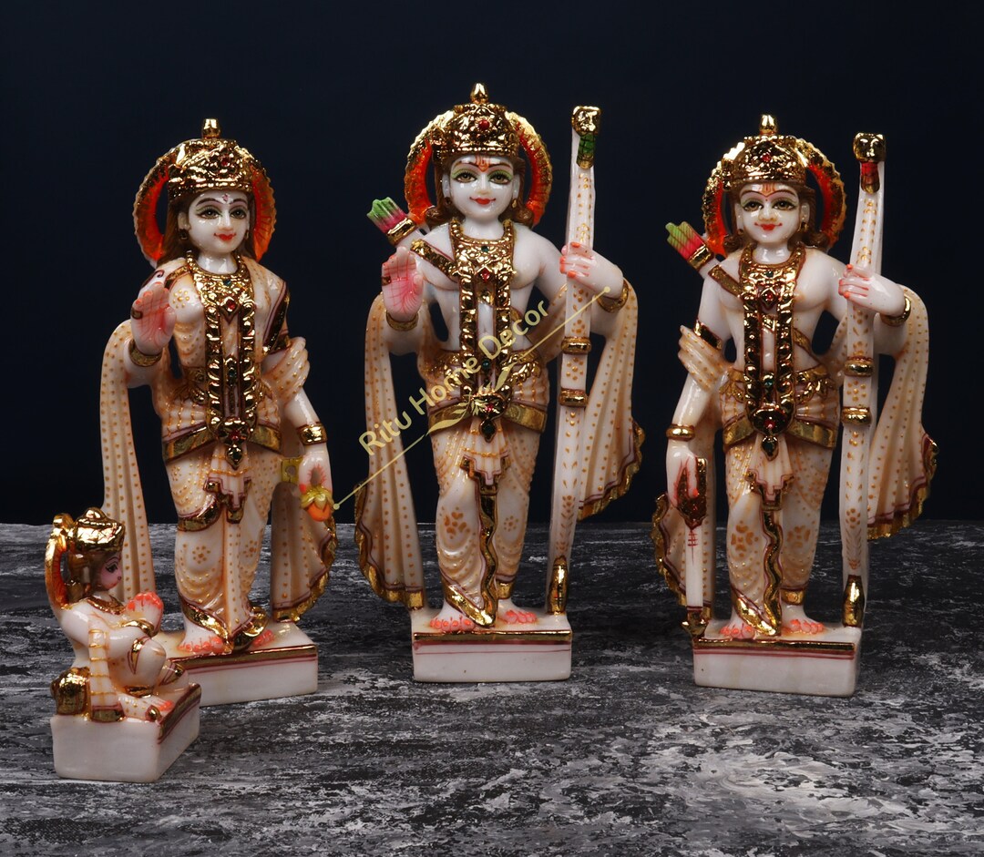 Lord Rama Darbar 9 Sculpture Bhagwan Ram Statues Ram - Etsy