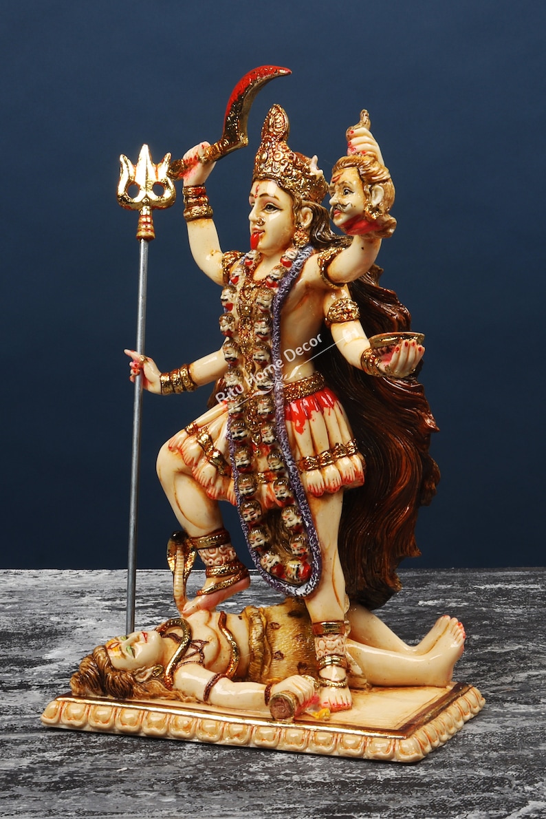 Maa Kali Statue - Kalika Sculpture - Hindu Goddess Idol - Mother Adi ...