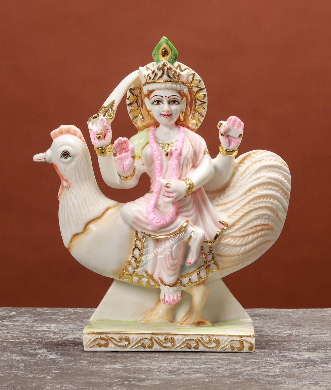Bahuchara Mata Idol - Parashakti Kanya Moorti - Shaktiputri, Statue ...