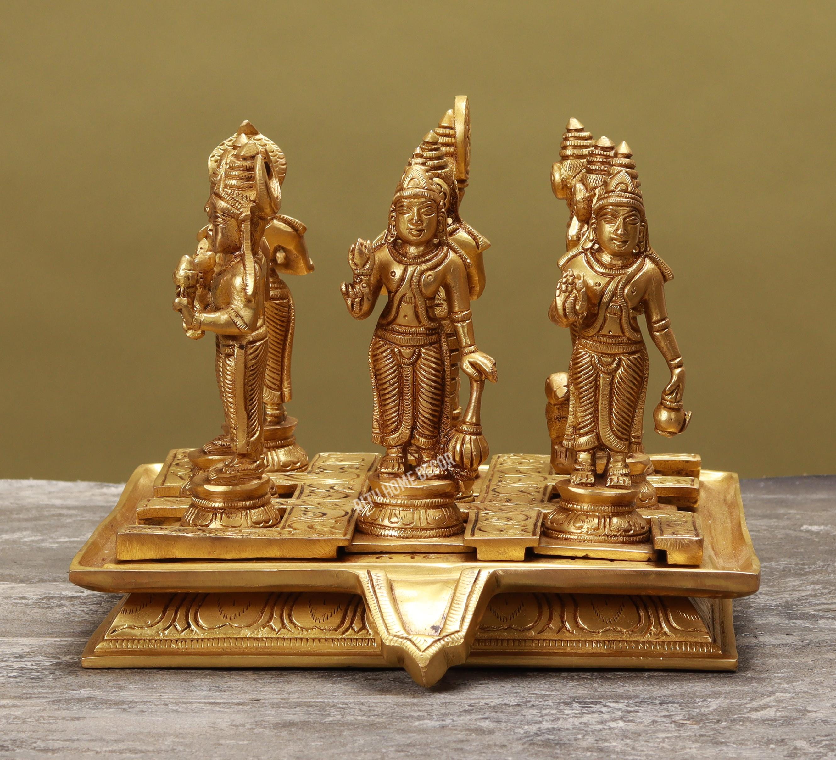 Brass Navgrah Idol Set, 9 Nav Grah Brass Sculpture, Navagrah Sculpture ...