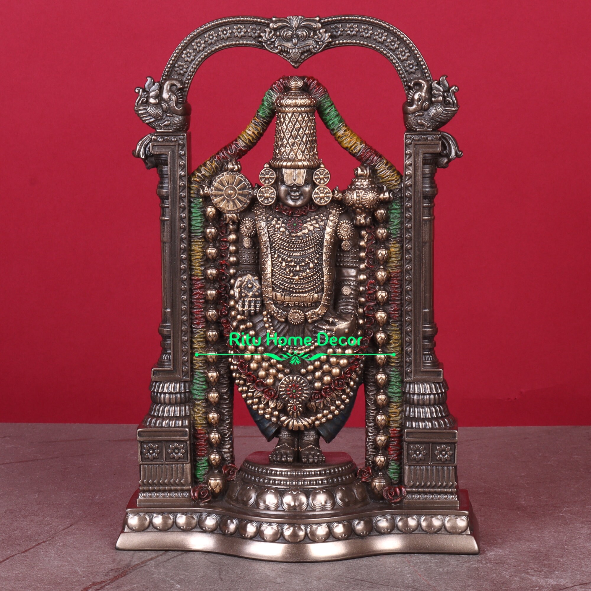 Tirupati Balaji Idol Lord Vishnu Form of Vishnu Venkata - Etsy