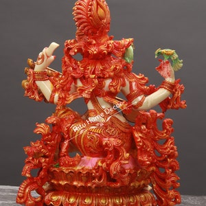 Goddess Saraswati Statue - Maa Sharda Idol - Ma Sarasvathi Figurine ...