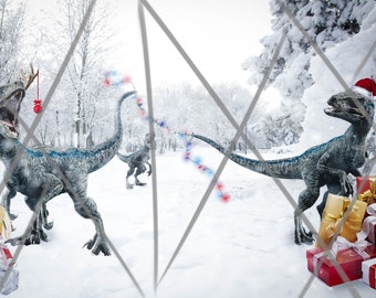 Raptor Christmas | Etsy