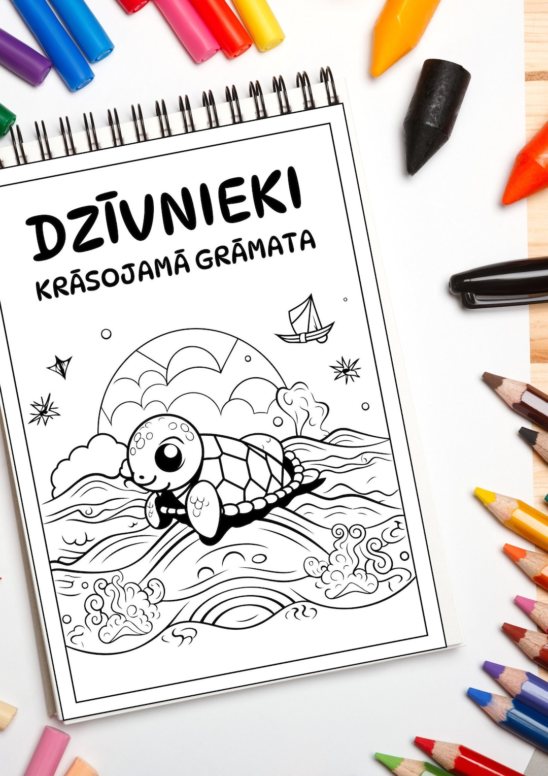 Coloring Book, Pages, Kids Craft, Animal, DIY, Fingers, Childhood ...