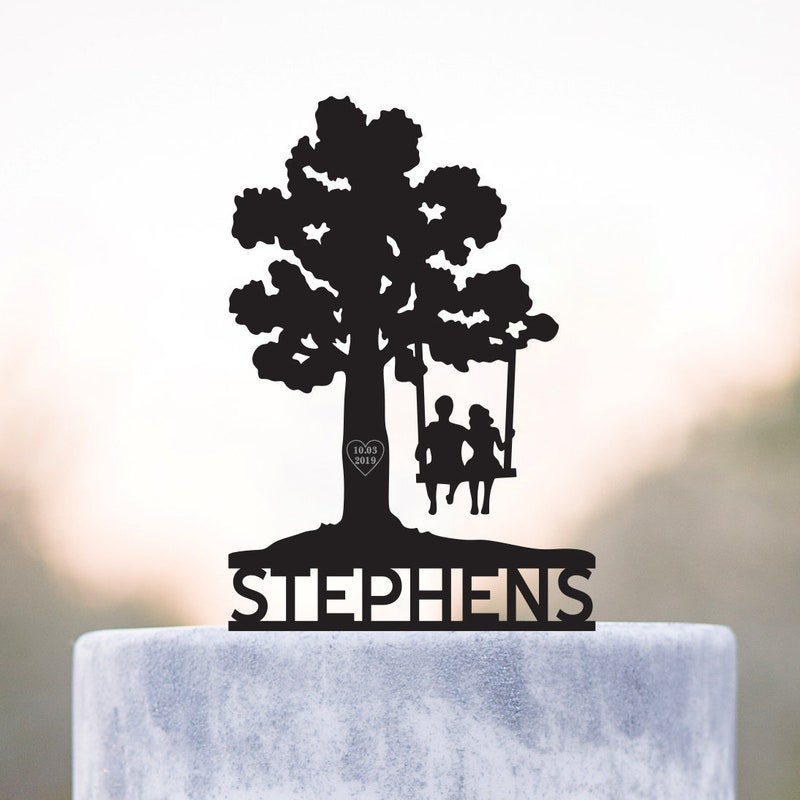 Tree Cake Topper - Etsy