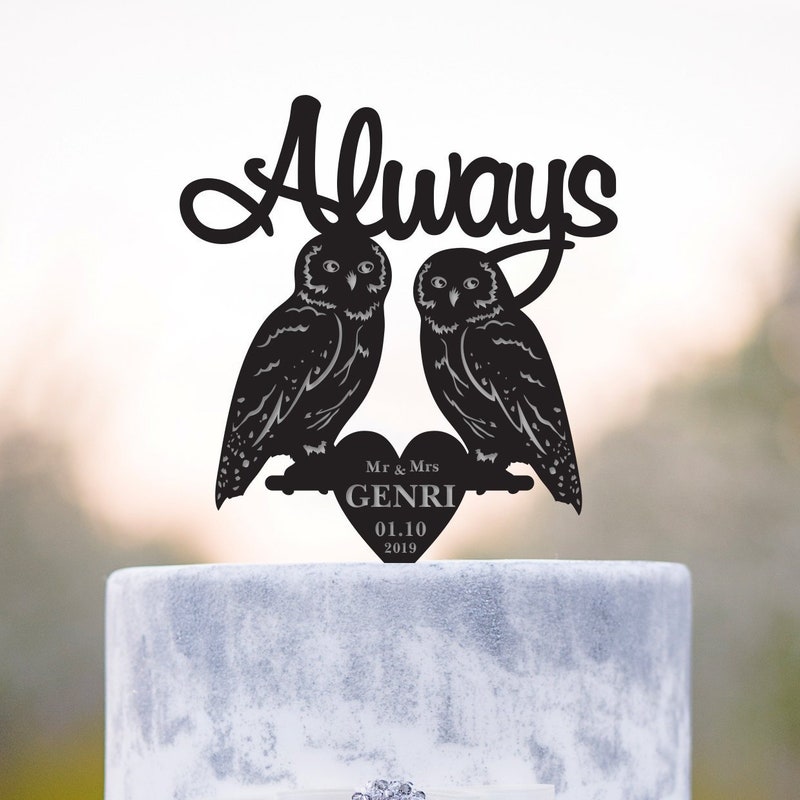 Owl Cake Topper - Etsy