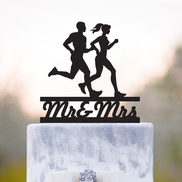 Marathon Runner Cake Topper - Etsy