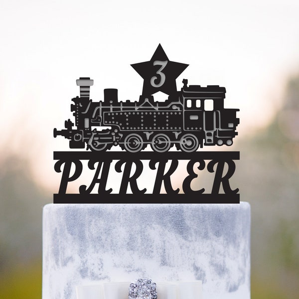 Train Cake Topper - Etsy