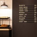 Wall Menu Board, Changeable Letter Board, Wood Wall Rail Board ...
